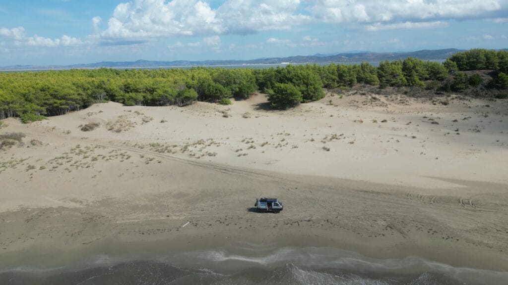 Dalan Beach - Einer der schönsten Stellplätze im Balkan